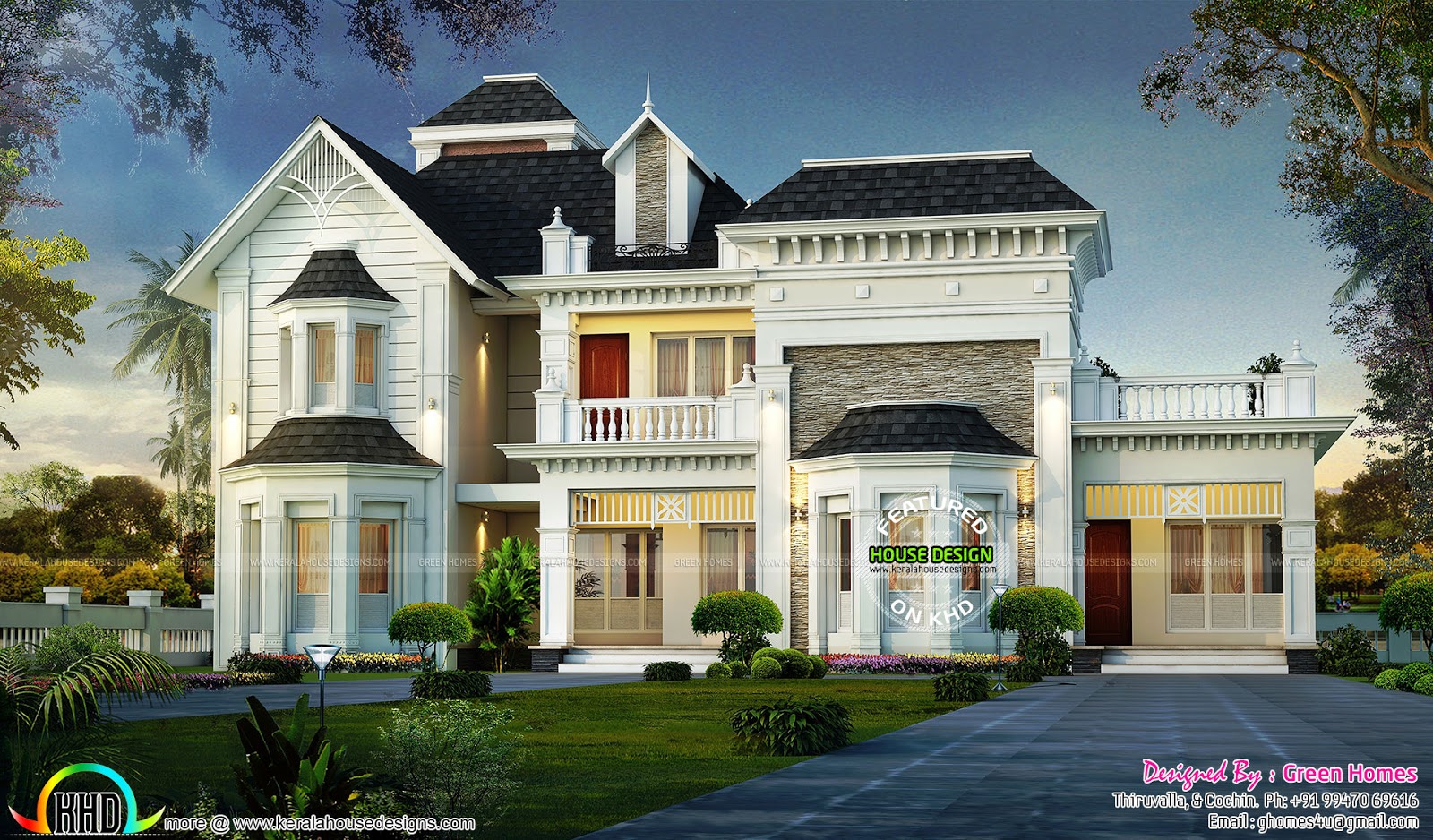 Awesome decorative style home plan - Kerala Home Design and Floor Plans ...