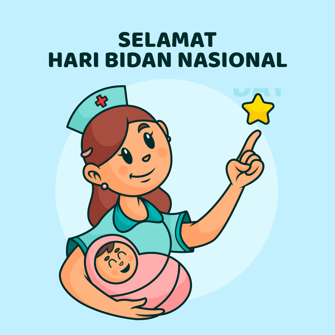 Gambar Ucapan Selamat Hari Bidan Nasional - 24 Juni - SKETZHBOOK