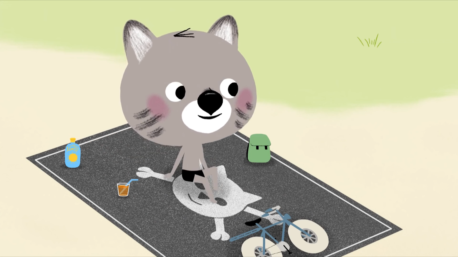 Shirtless Drawn Cartoon Boys: Mouk & Chavapa on the Beach 2