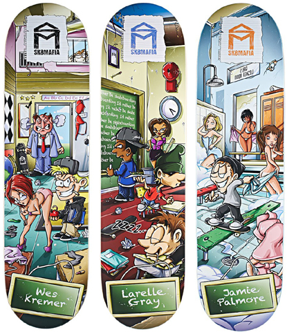 Street Skate Kings: SK8 MAFIA Skateboards - School Series Decks Out Now!
