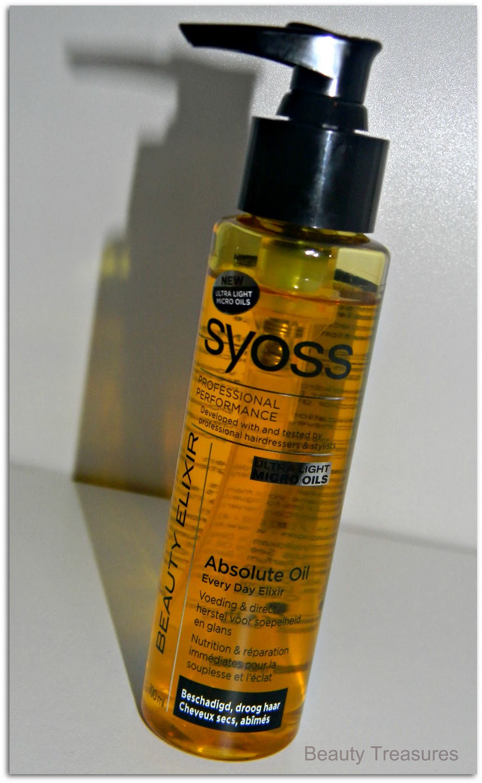BEAUTY NIEUWS: SYOSS BEAUTY ELIXIR ABSOLUTE OIL | Beauty Treasures