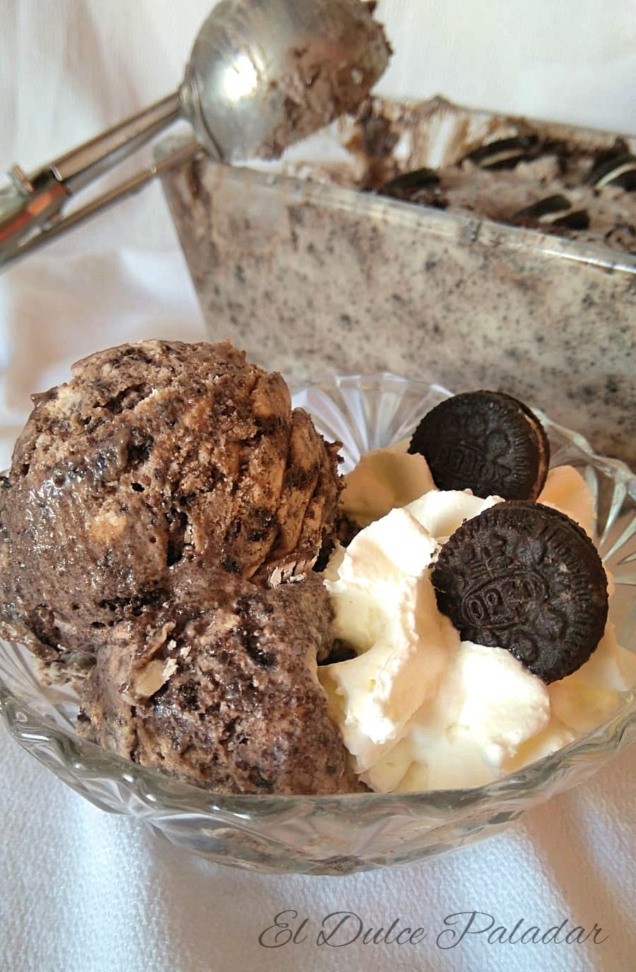 Helado de galletas Oreo - El dulce paladar