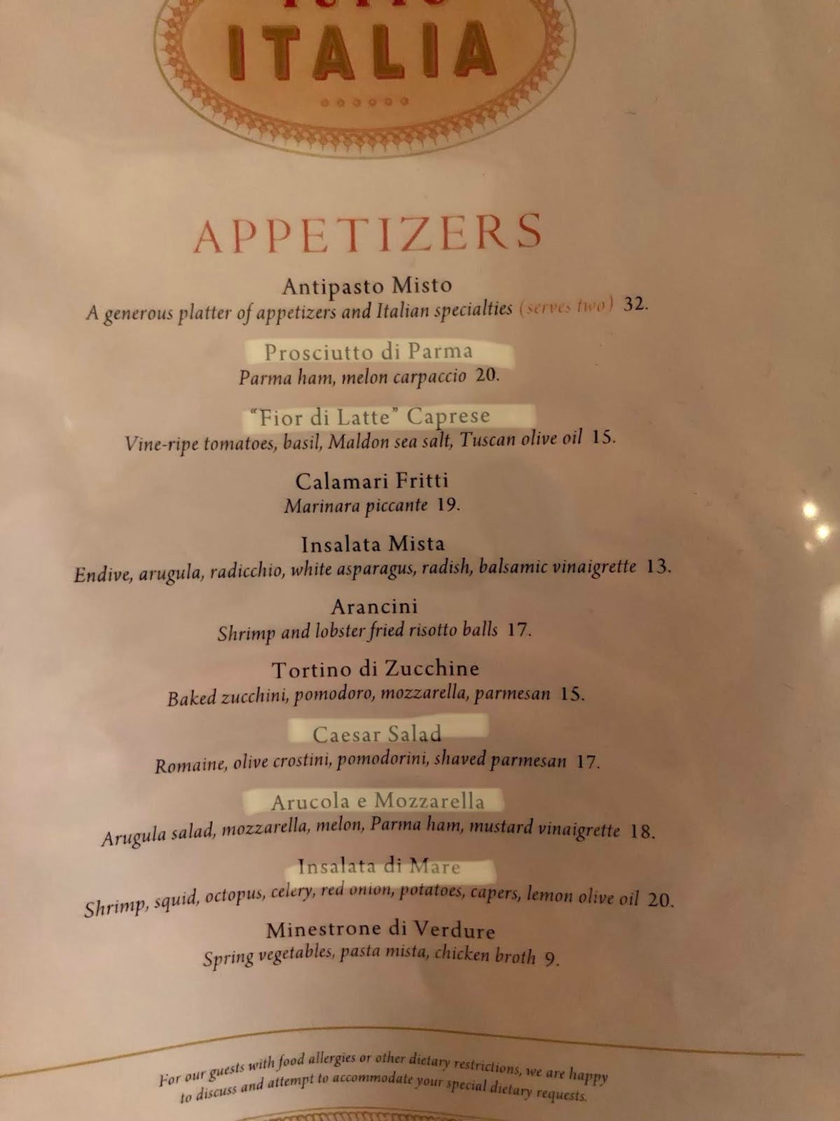 Alexis's Gluten Free Adventures: Tutto Italia Ristorante - Epcot