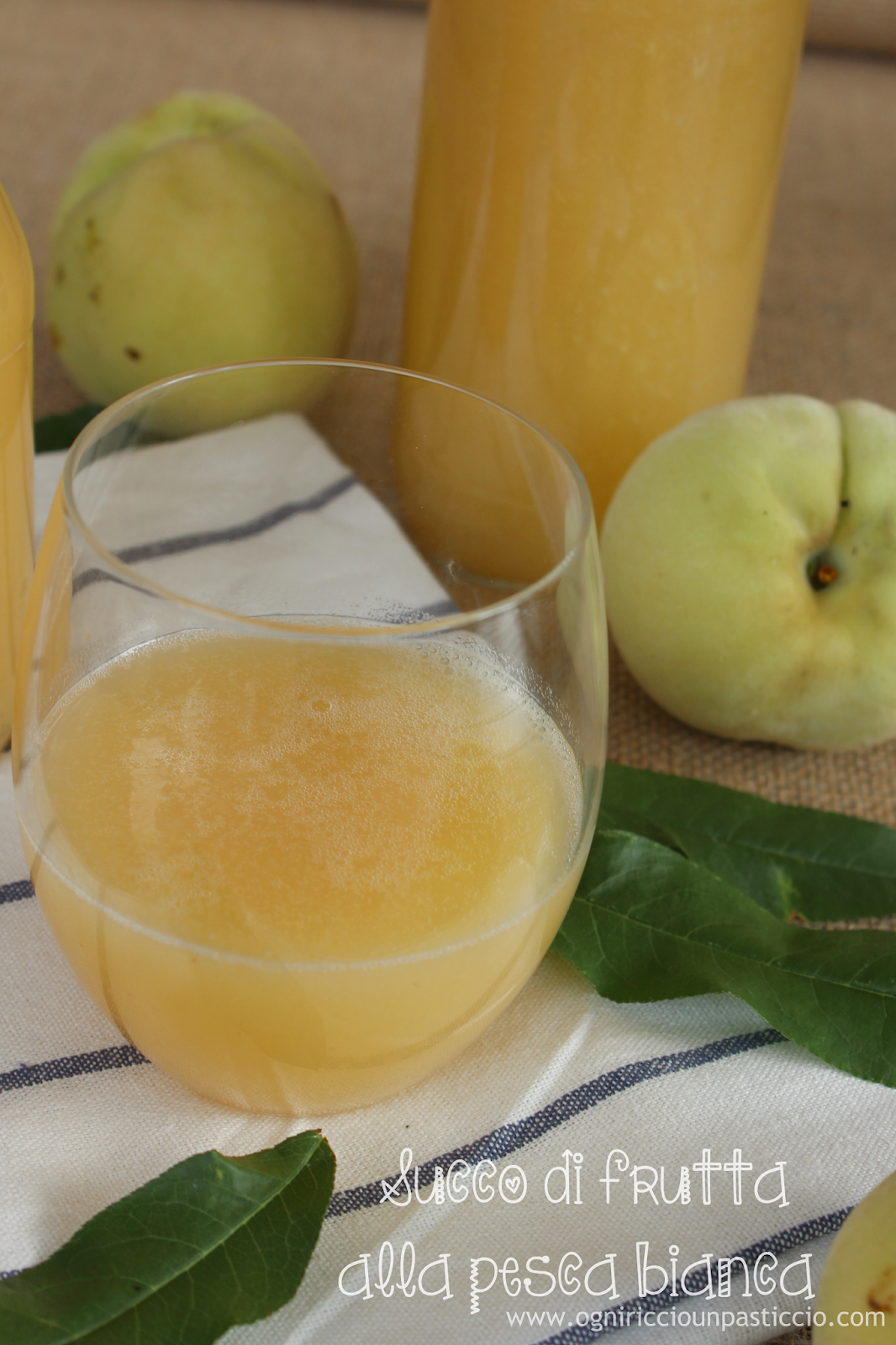 Ogni riccio un pasticcio - Blog di cucina: Succo di frutta alla pesca ...