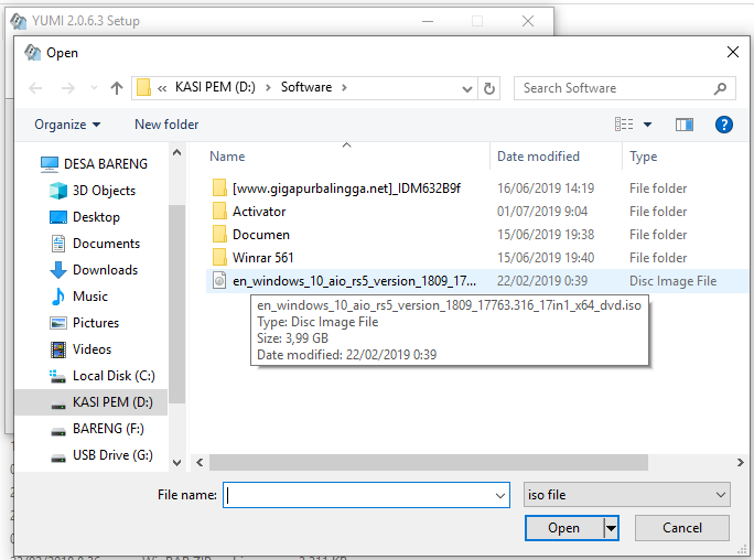 Atasi ISO image extraction failure pada Rufus - GunnersInfo