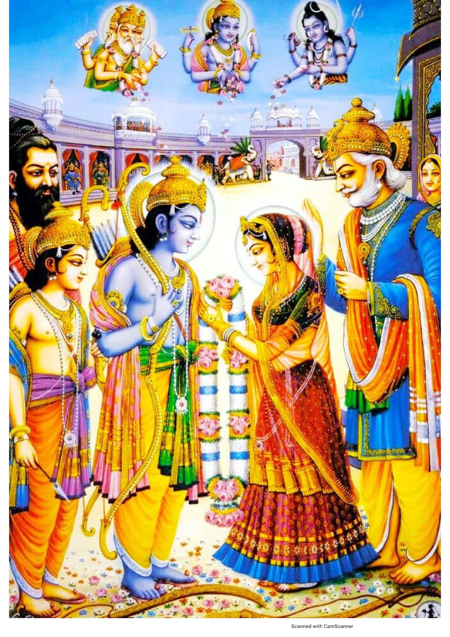 Ayodhya Street Wall Decoration - Sree Ram Charitra Manas images