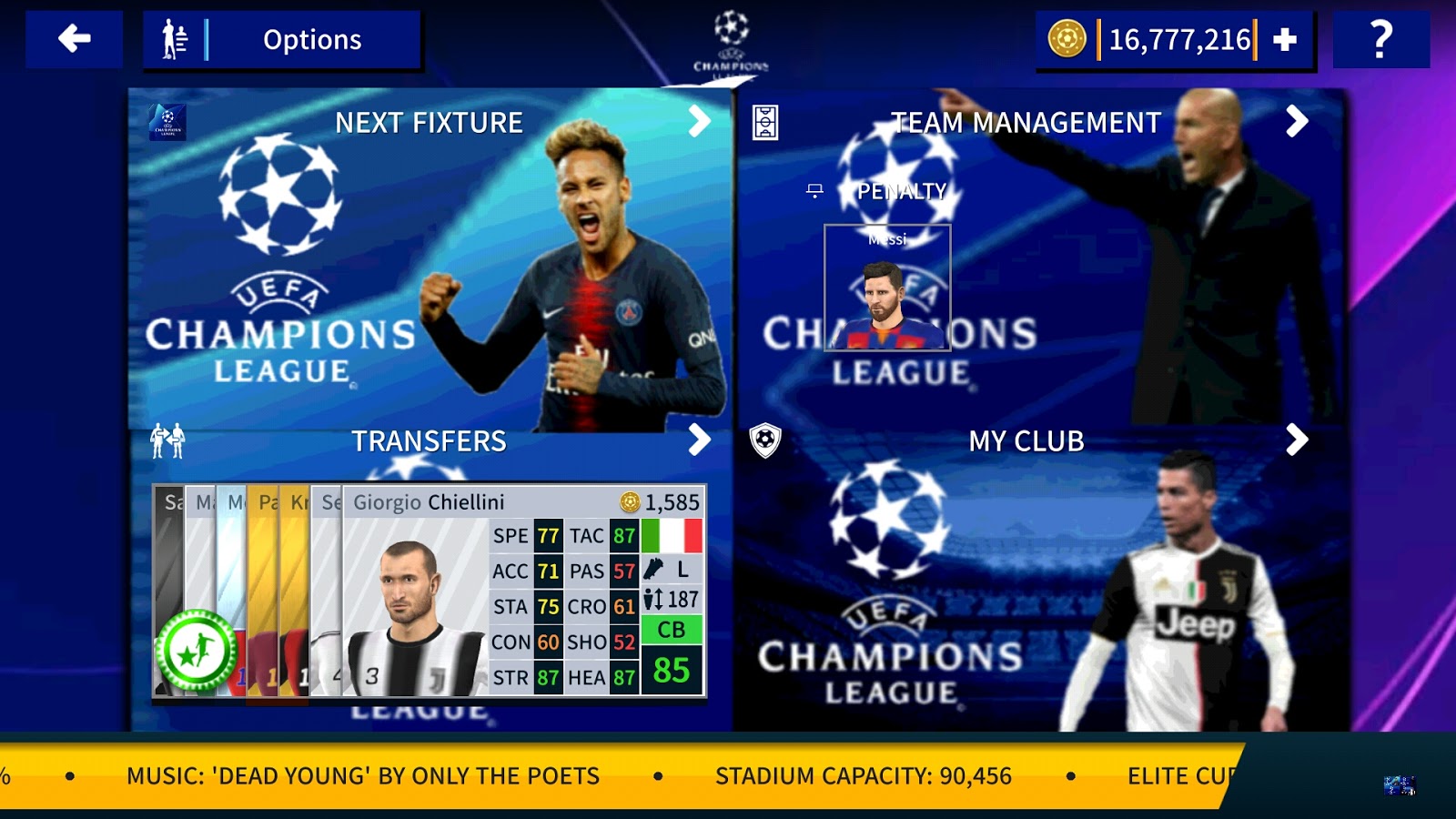 Download DLS 19 Mod UEFA Champions League Edition