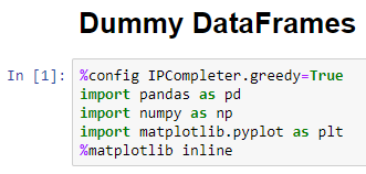 ELECTROBÓVEDA: Data Science: Generación de dummy DataFrames