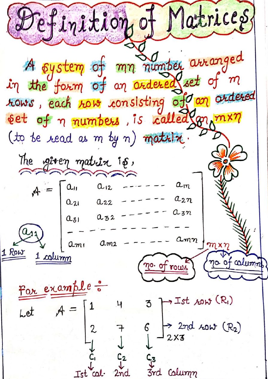 CH 3 - Matrices - Plus Two