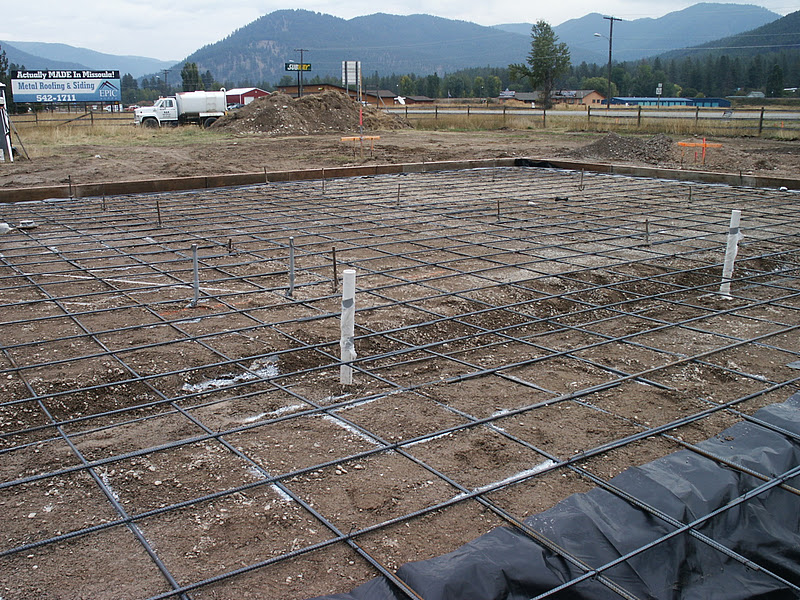 St. Regis Clinic Construction Blog: Foundation Prep for Mono Slab