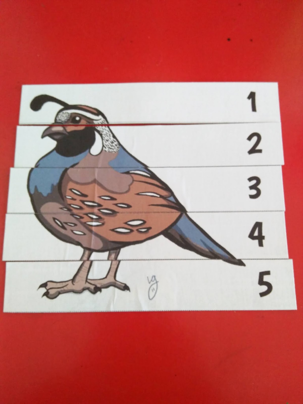 Taska Ummi Ida: Aktiviti 3 & 4 Tahun : Q for Quail (Number Sequencing ...