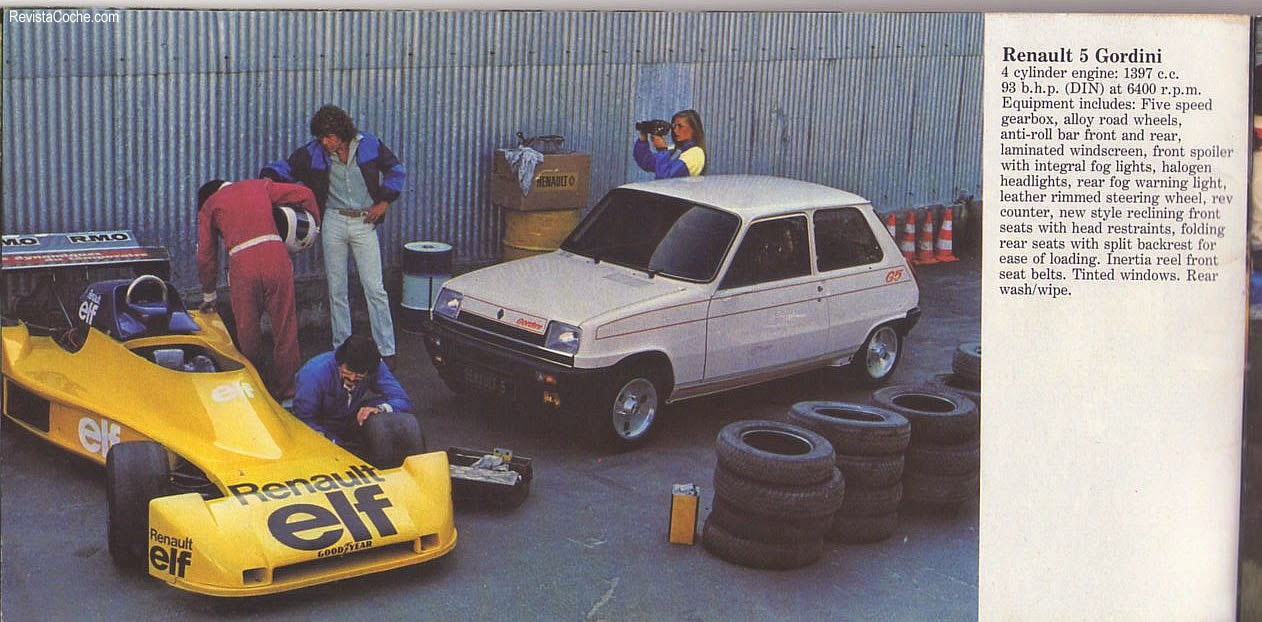 Revista Coche: Catálogos de época: los Renault de los años 80