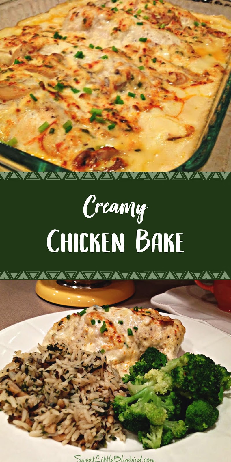 Creamy Chicken Bake - Jolly Lotus