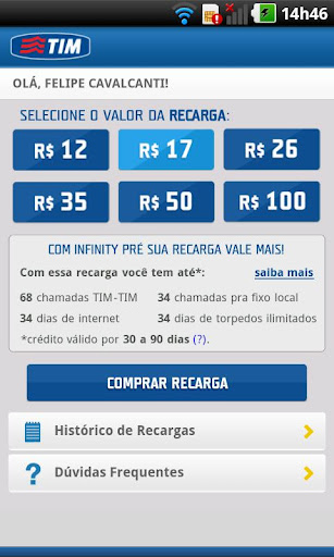 Os Melhores Preços Estão Aqui!: Novo app da TIM para Android permite ...