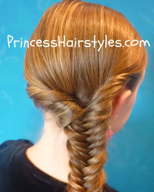 Fishtail Braid With A Twist | Hairstyles For Girls - Princess Hairstyles