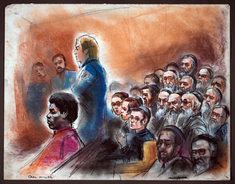 Biblioteca Histórica, Jurídica y Filosófica.: 502.-The Courtroom Sketches