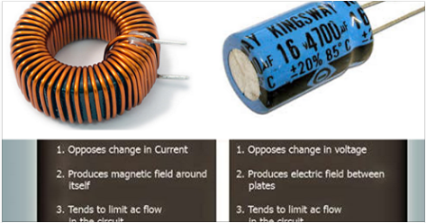 Electrical Page: Purpose of Inductor and Capacitor in a Circuit