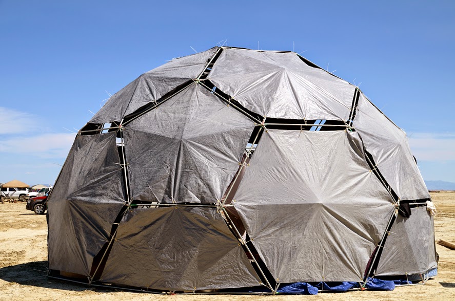 This is Black Rock City: Souk......Tents.....Houses......Domes ...