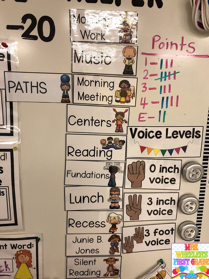 Mrs. Wheeler's First Grade Tidbits: Daily Schedule 2019-2020