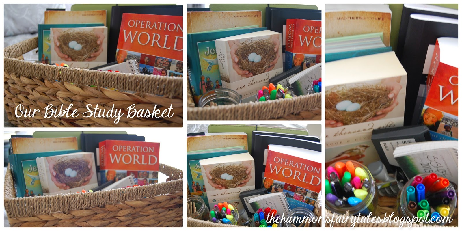 Tales from Our Fairytale: Our Bible Study Basket
