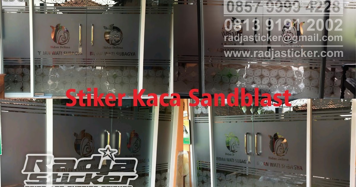 Stiker Kaca Gedung Perkantoran Stiker Kaca Stiker Sandblast Tempat Jual Stiker Kaca