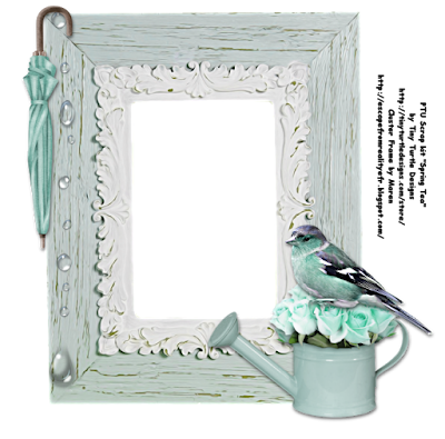 Escape From Reality Blog: FTU Cluster Frames "Spring Tea"