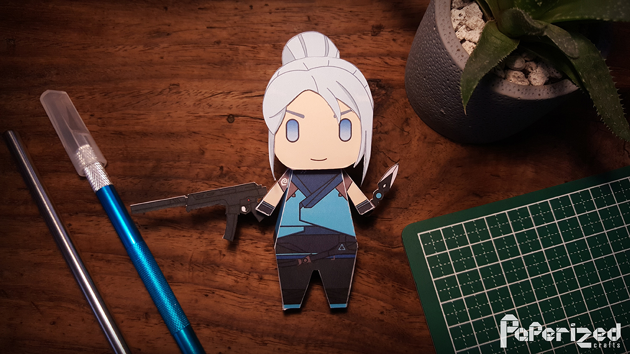 Valorant: Jett Paperized | Paperized Crafts