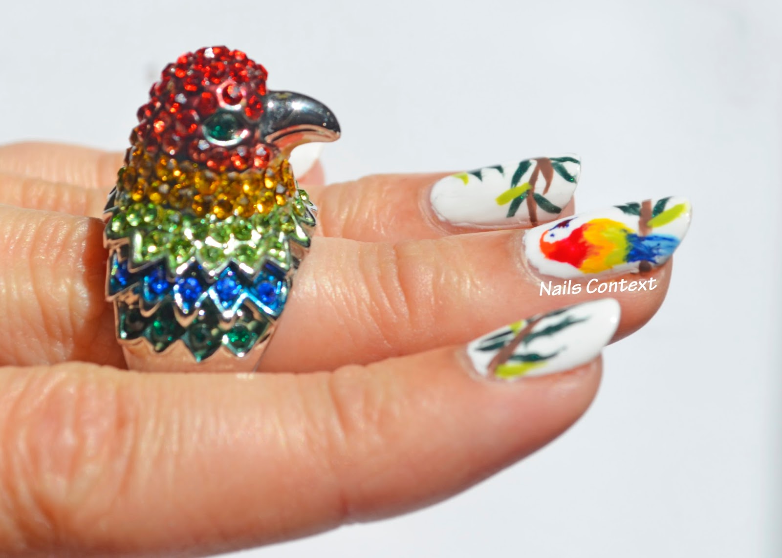 Nails Context: Pretty Parrot