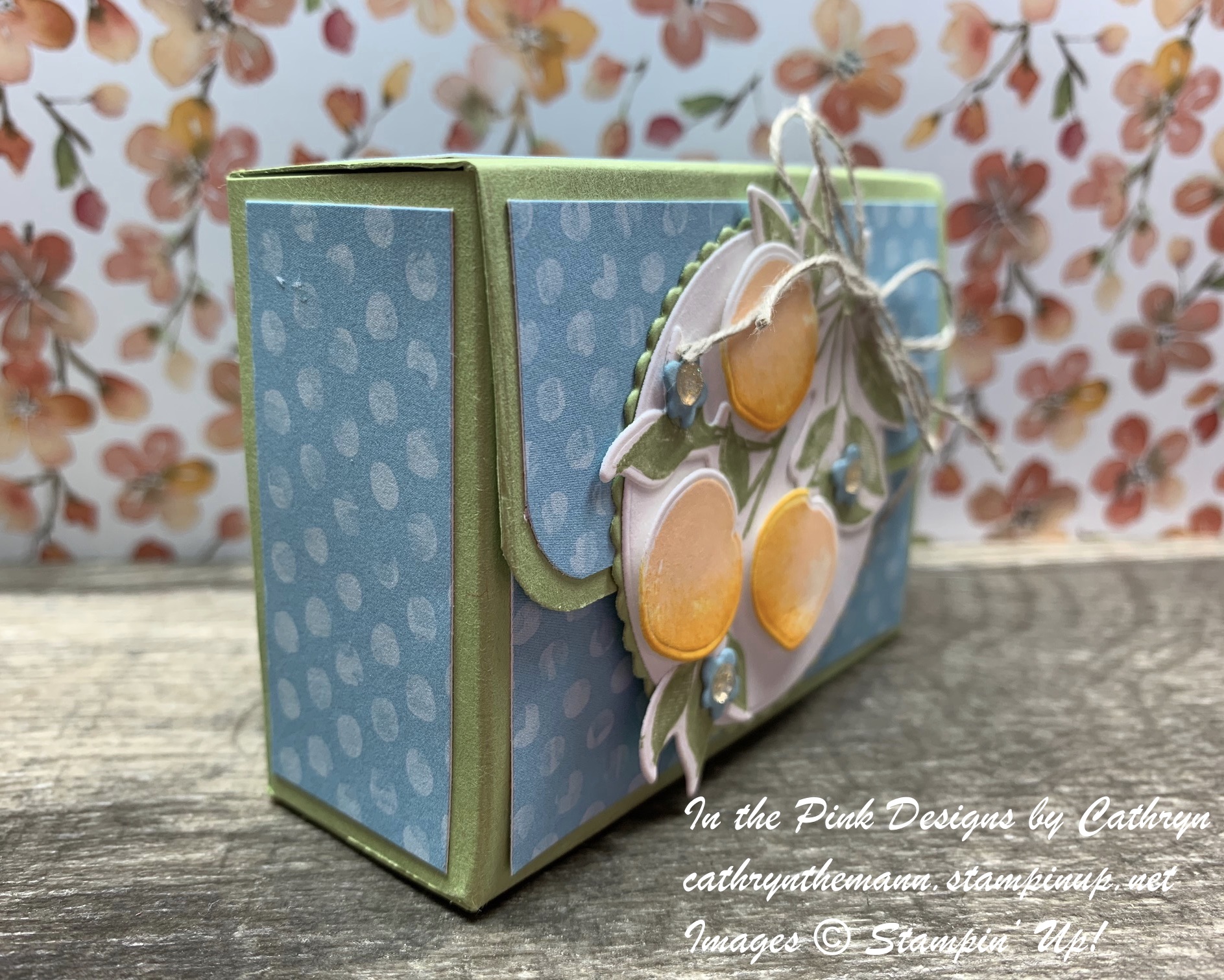 In the Pink, Designs by Cathryn: SWEET as a PEACH PEACH RINGS BOX with ...