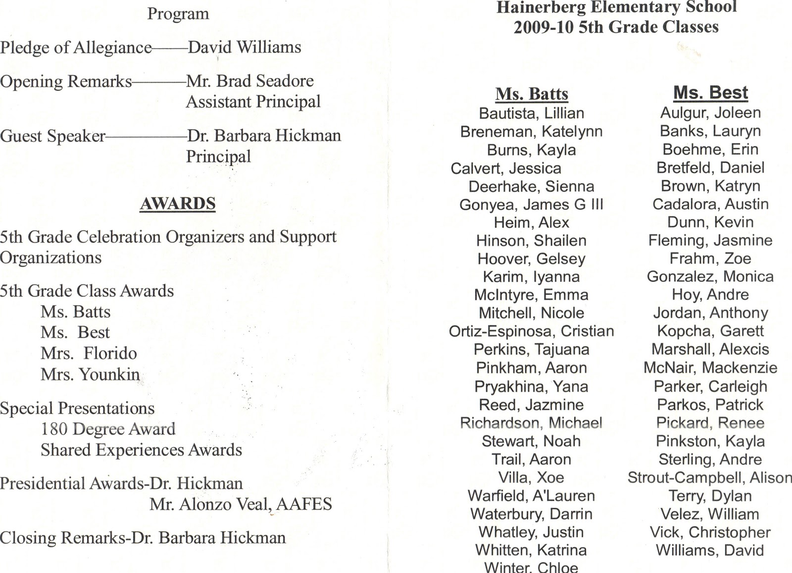 The Pethel Family: 5th Grade Graduation