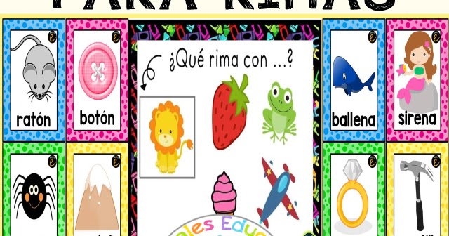 Material Educativo para Rimas | Materiales Educativos para Maestras
