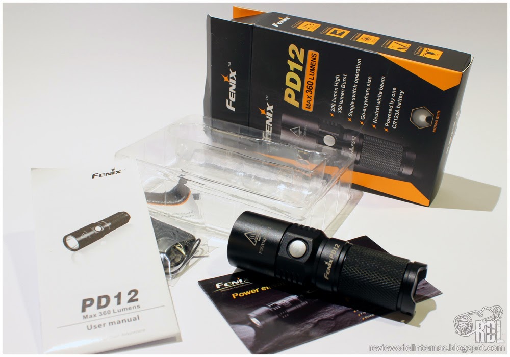 [Review] FENIX PD12 (XM-L2 T6 NW, 1x CR123A) - CR123A Flashlights ...