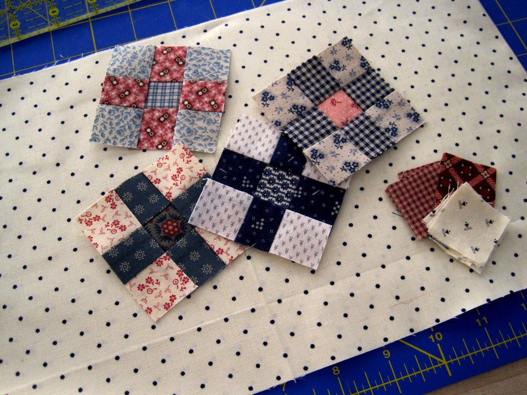 A Sentimental Quilter: I Love Nine Patches