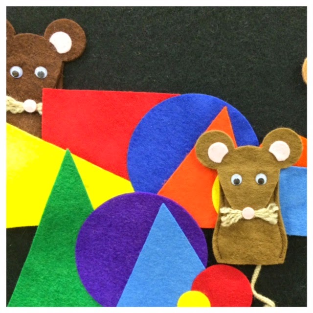 Primary Graffiti: Mouse Shapes {Shape Attribute Lessons}