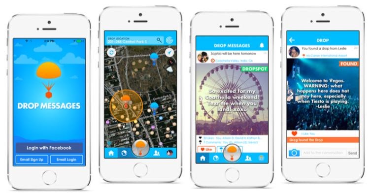 Bootstrap Business: Location-Based Drop Messages