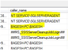 Microsoft Business Intelligence: Operations table in SSISDB