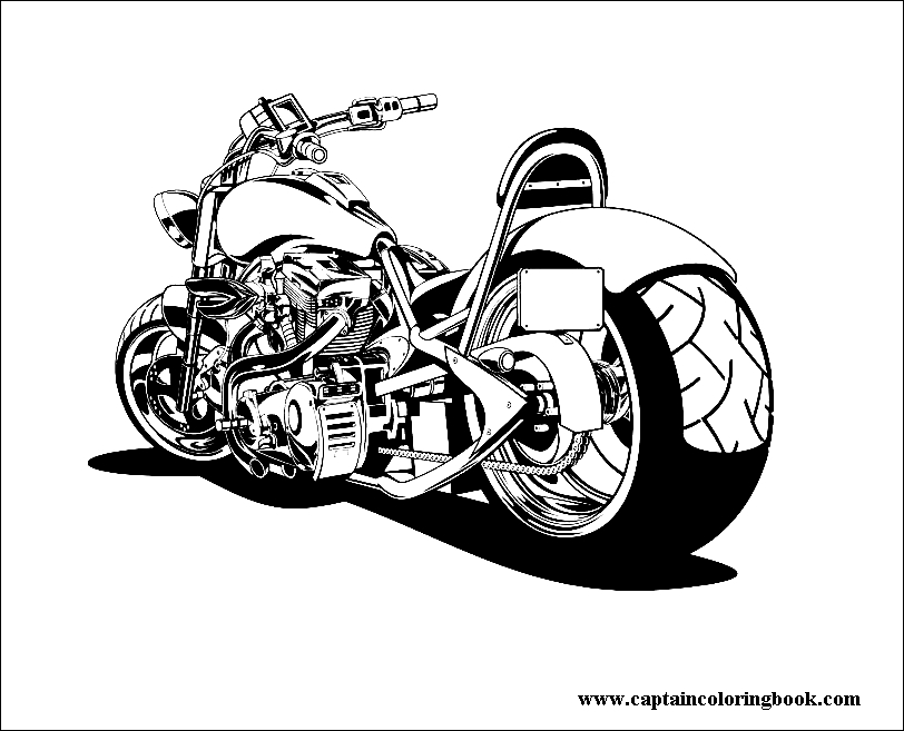Cool Choppers Coloring Pages Coloring Pages