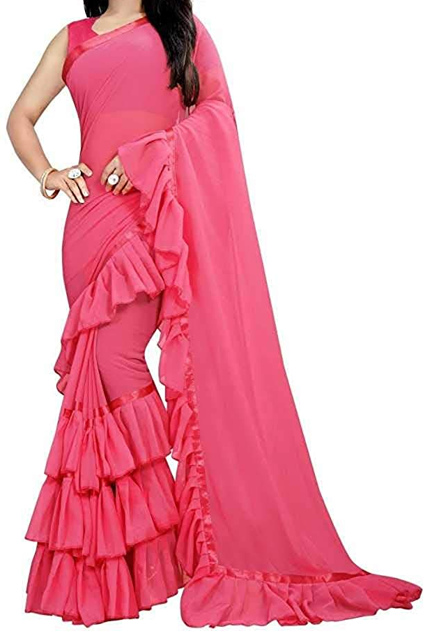 Ruffle Saree Online In India | Ruffle Saree On Amazon | how to FASHION
