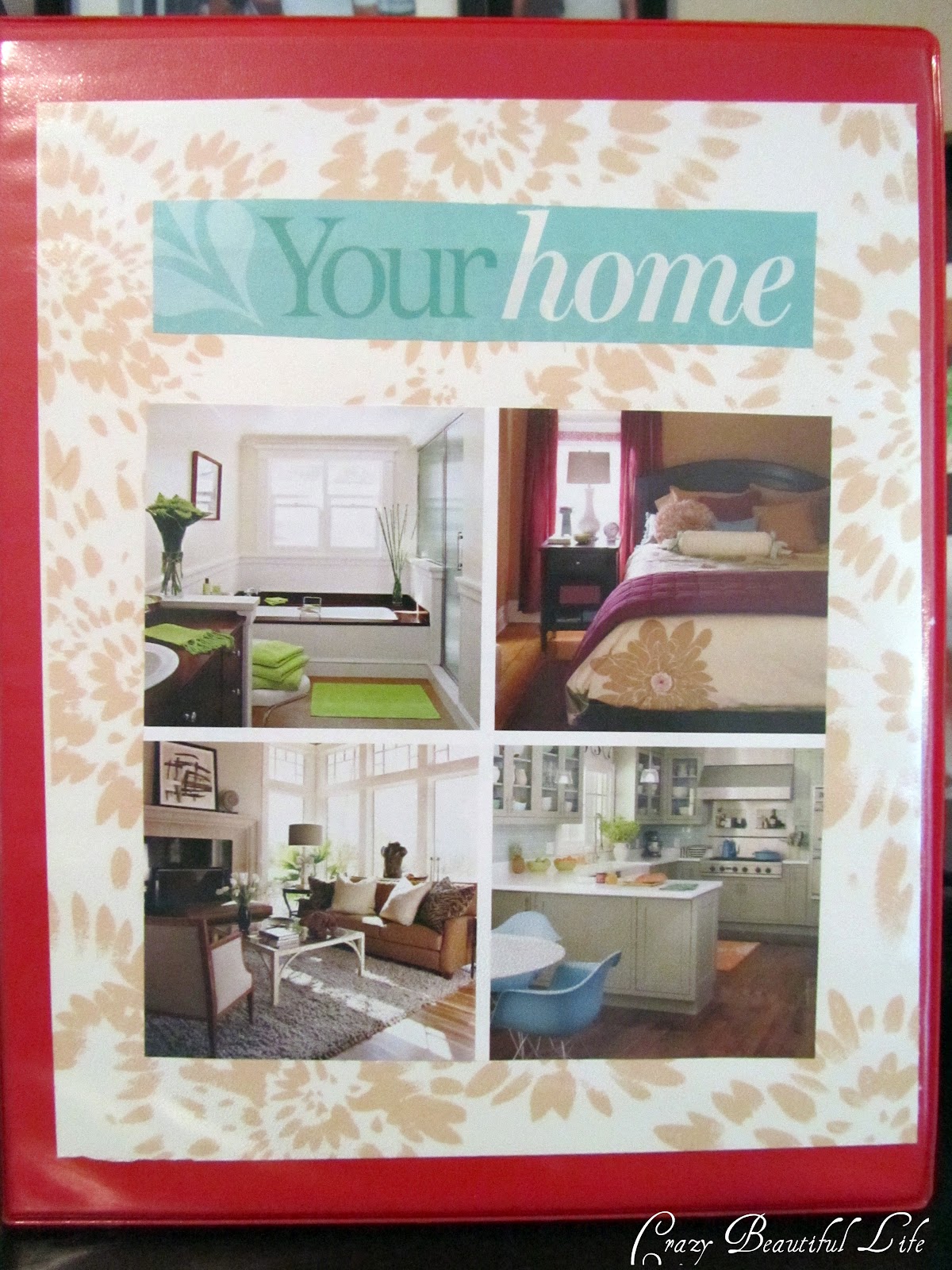Glitter Glue and Paint: "My Home" Journals
