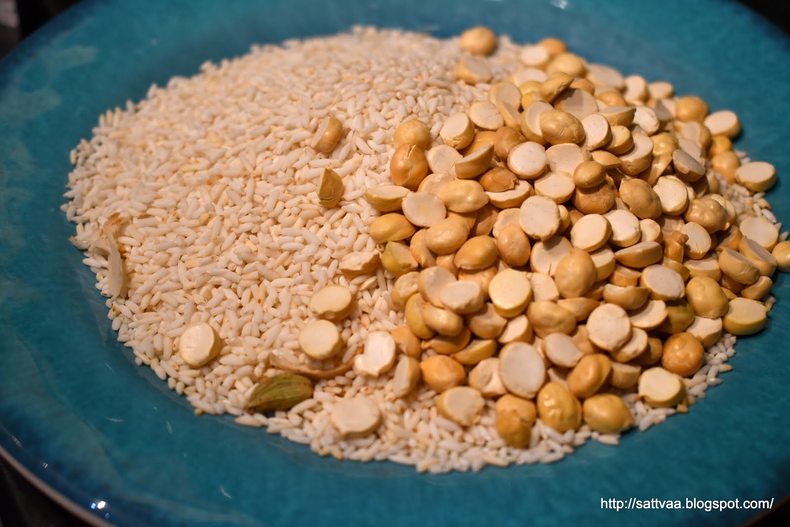 Sattvaa: Akki tambittu (sweet treat with rice) - a very simple offering ...