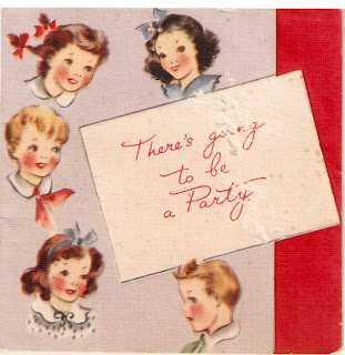 Vintage Irvington: "Keep Mum!" Birthday Party Invitations in the early ...