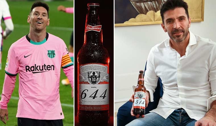 Budweiser marks Lionel Messi's goal record by sending 644 beers to the ...