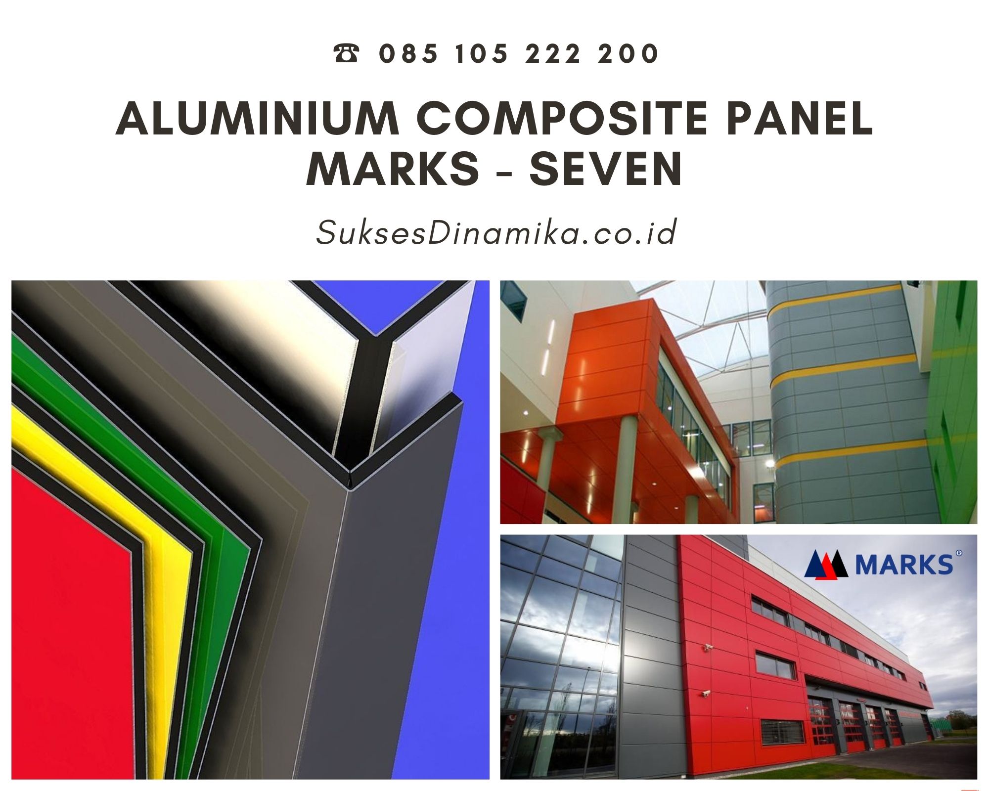 Jual Aluminium Composite Panel Marks Nganjuk - Distributor ACP Seven