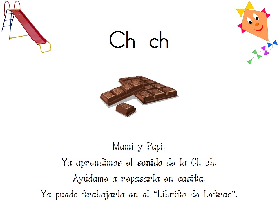 Kinder 3: Letra Ch ch