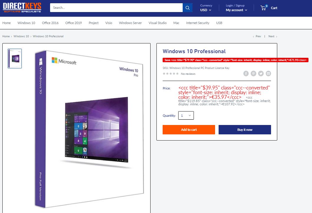 Windows 10 product key 64 bit