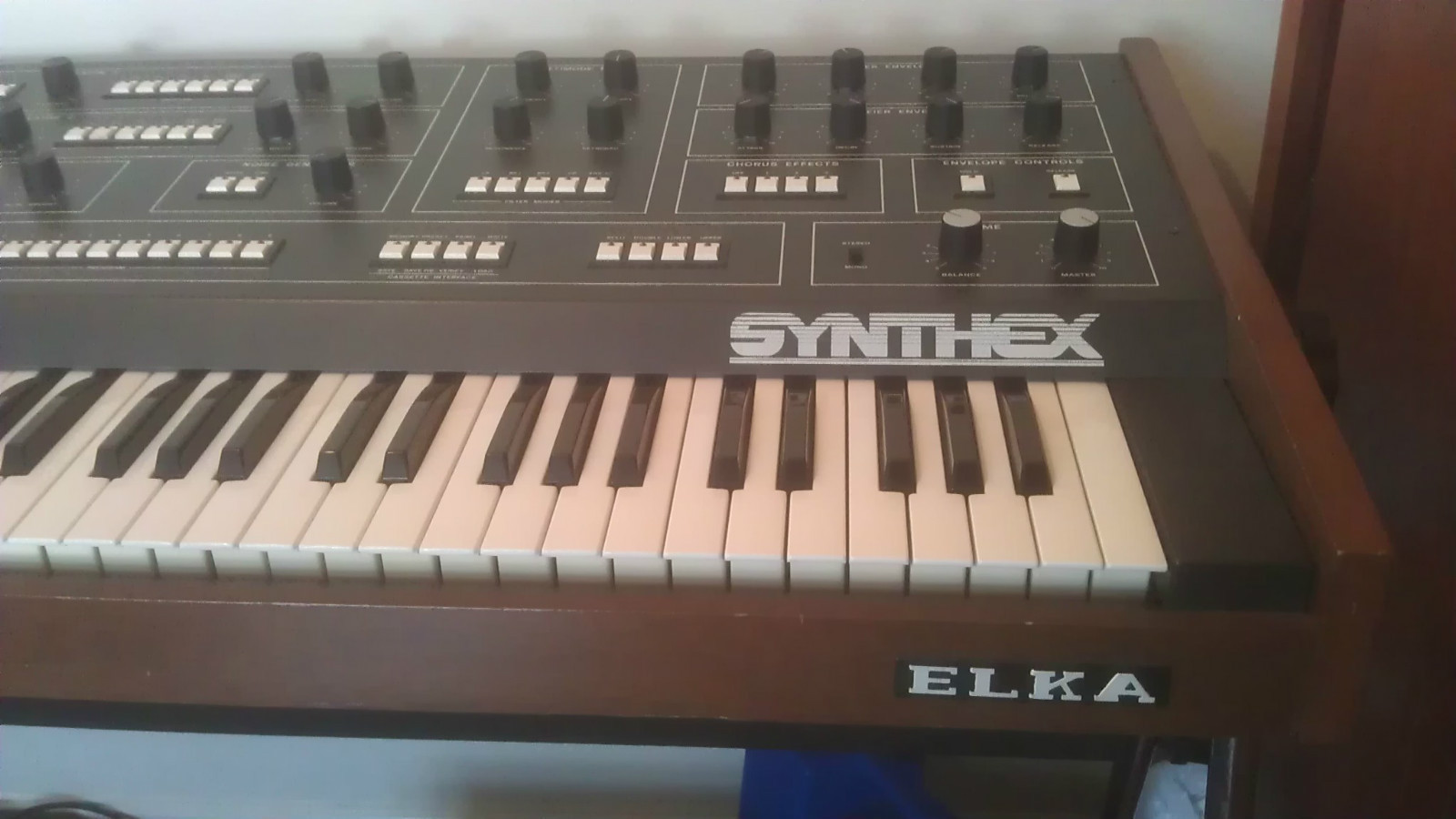 MATRIXSYNTH: Elka Synthex with Original Synthex Stand