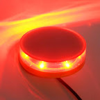 Conductor warning light/power line marker/self illuminated power line ...