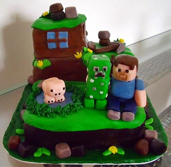 Moje mozkovna: Minecraft dort