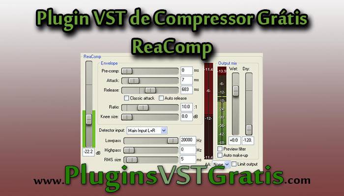 Plugin VST de Compressor Grátis - ReaComp | Plugins VST Grátis Plugins ...