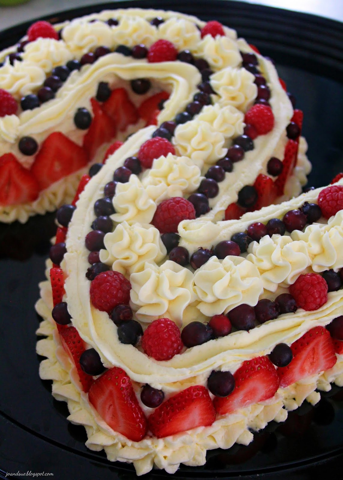 Jo and Sue: 2nd Birthday Cake (Number Two Cake)